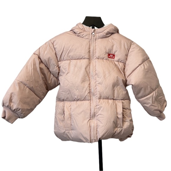 Jackets & Coats | Girls Pink Puffer Winter Coat Jacket Size 4t5t Warm ...